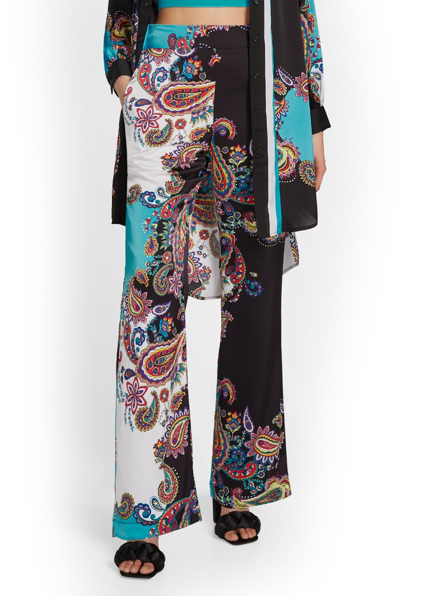 Paisley Palazzo Pant – New York & Company